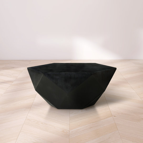 Wrought Studio™ Homar Veneer Diamond Shaped Coffee Table & Reviews | Wayfair